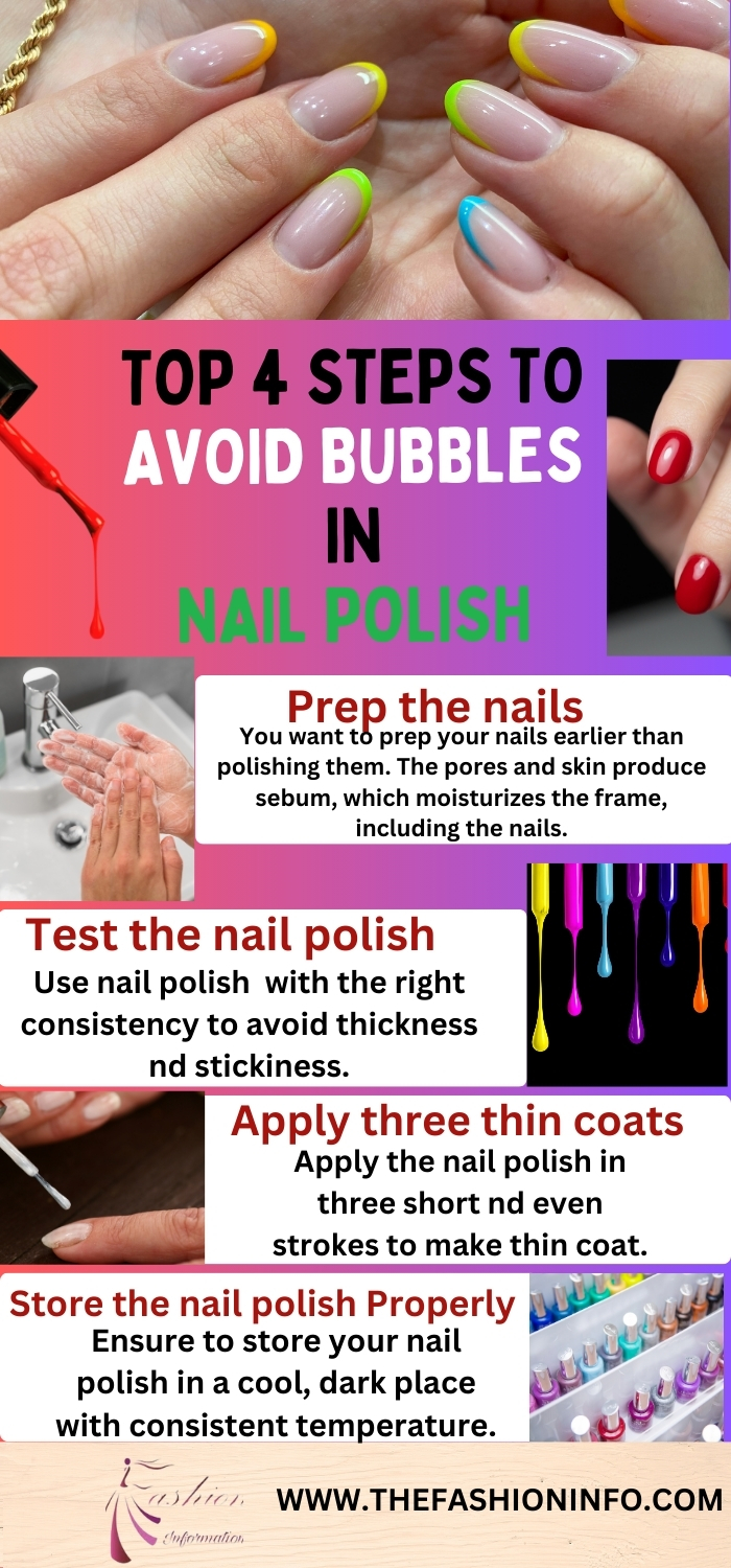 How To Avoid Bubbles In Nail Polish - Stylecrazeblog